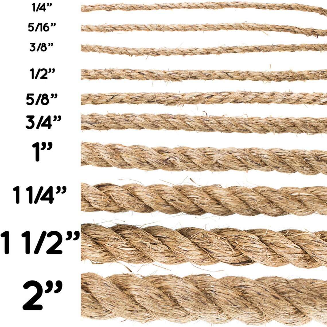 Twisted Manila Hemp Rope Rustic Barn Rope Environmentally | Etsy