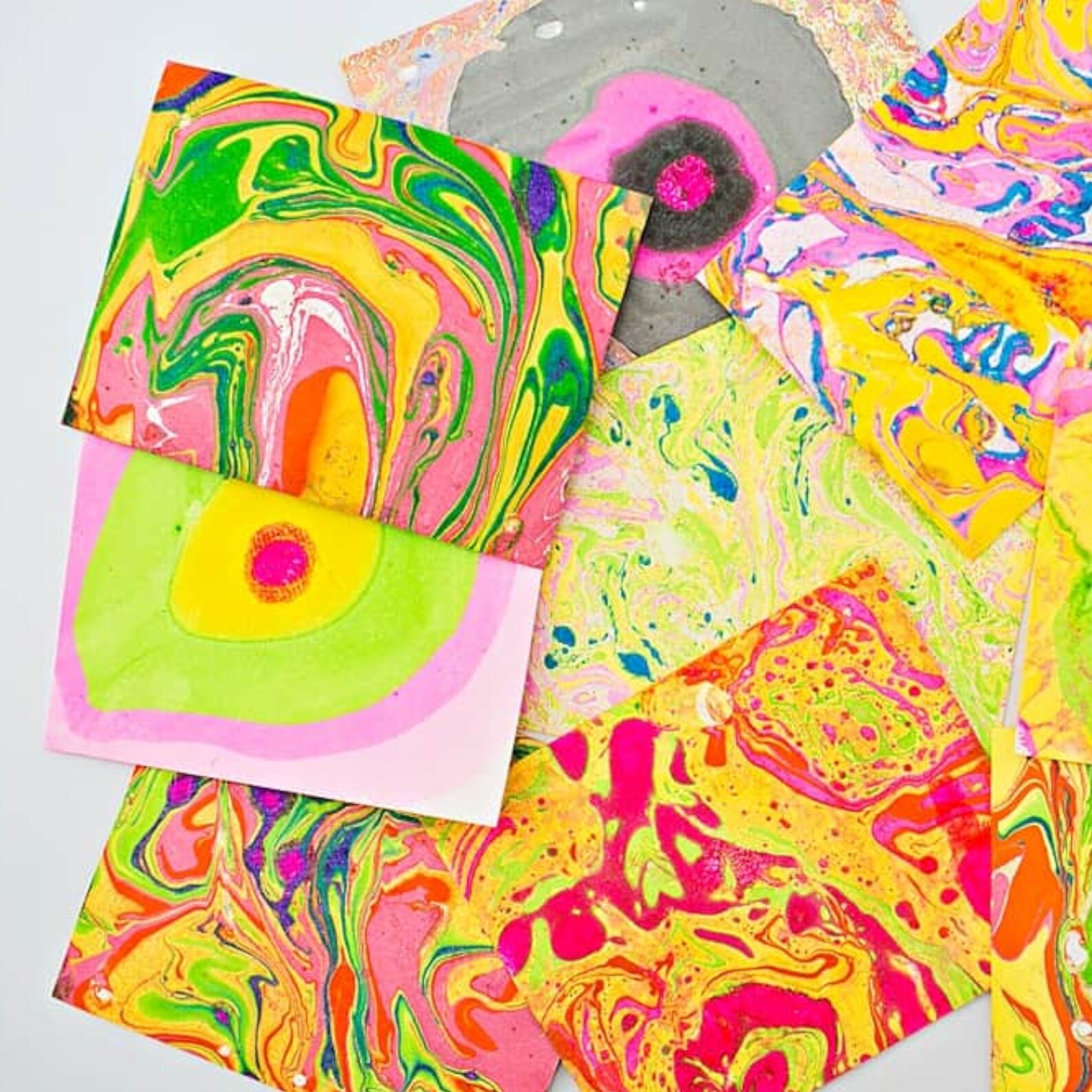 3 Pack Marble Paint 4 Color Pack Options Marble Art - Etsy