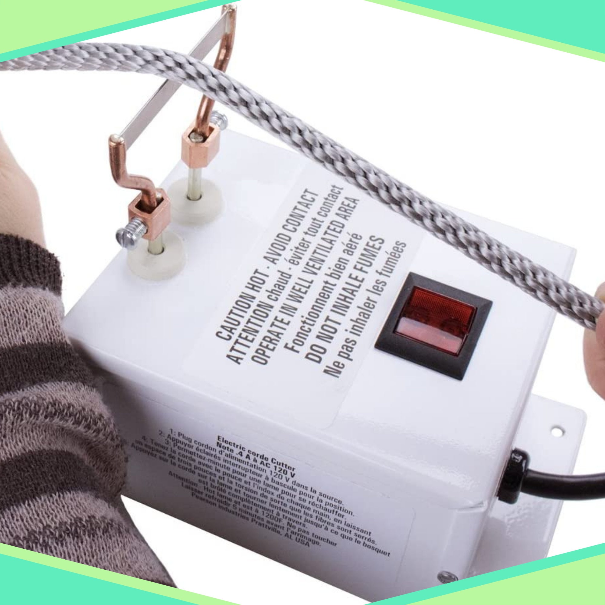 Electric Rope Cutter 120 Volt 48 WATT Portable and Compact - Etsy