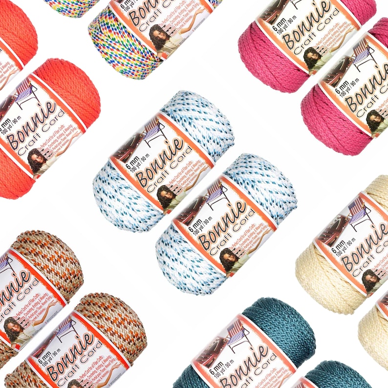 Bonnie Macrame Cord 6mm 2 Pack of 100 Yd Lengths Craft Cord | Etsy Canada