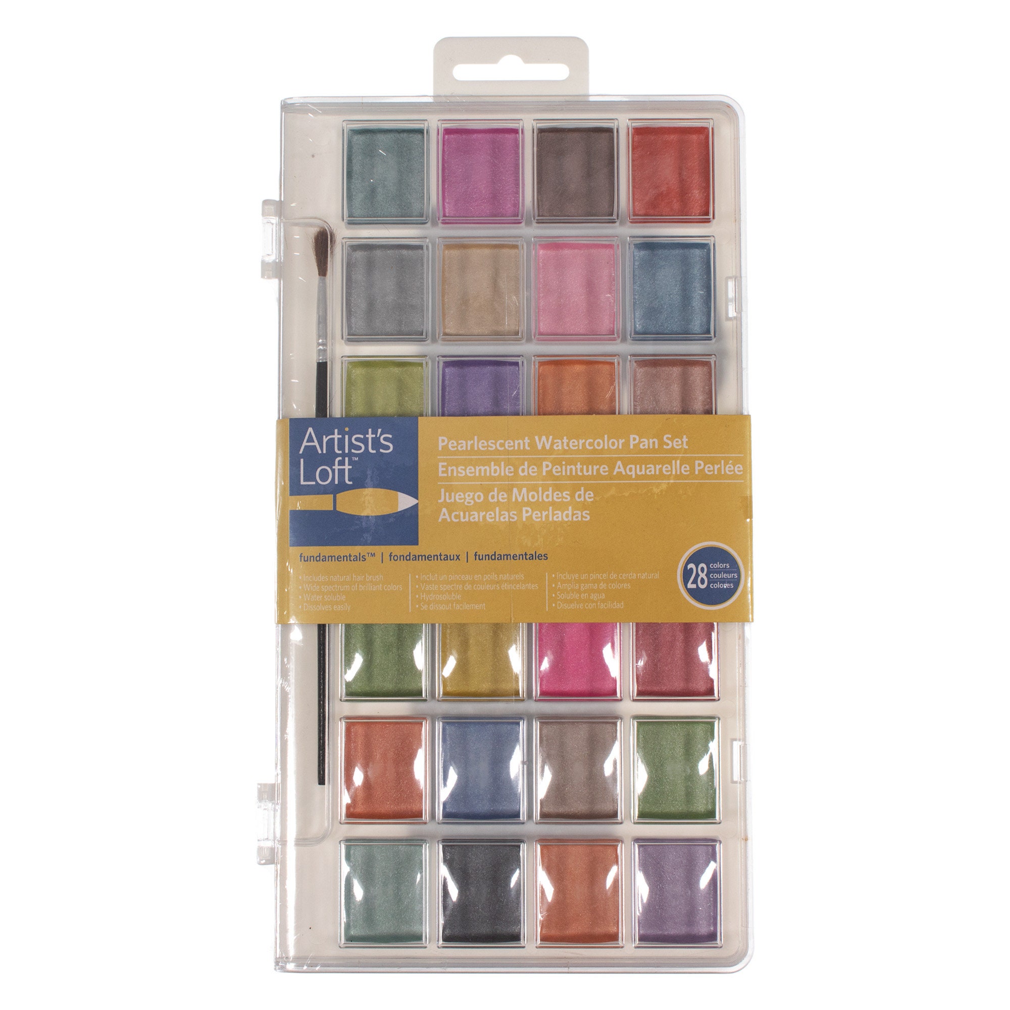 Watercolor Pan Sets 28 Vibrant Colors Beautiful | Etsy