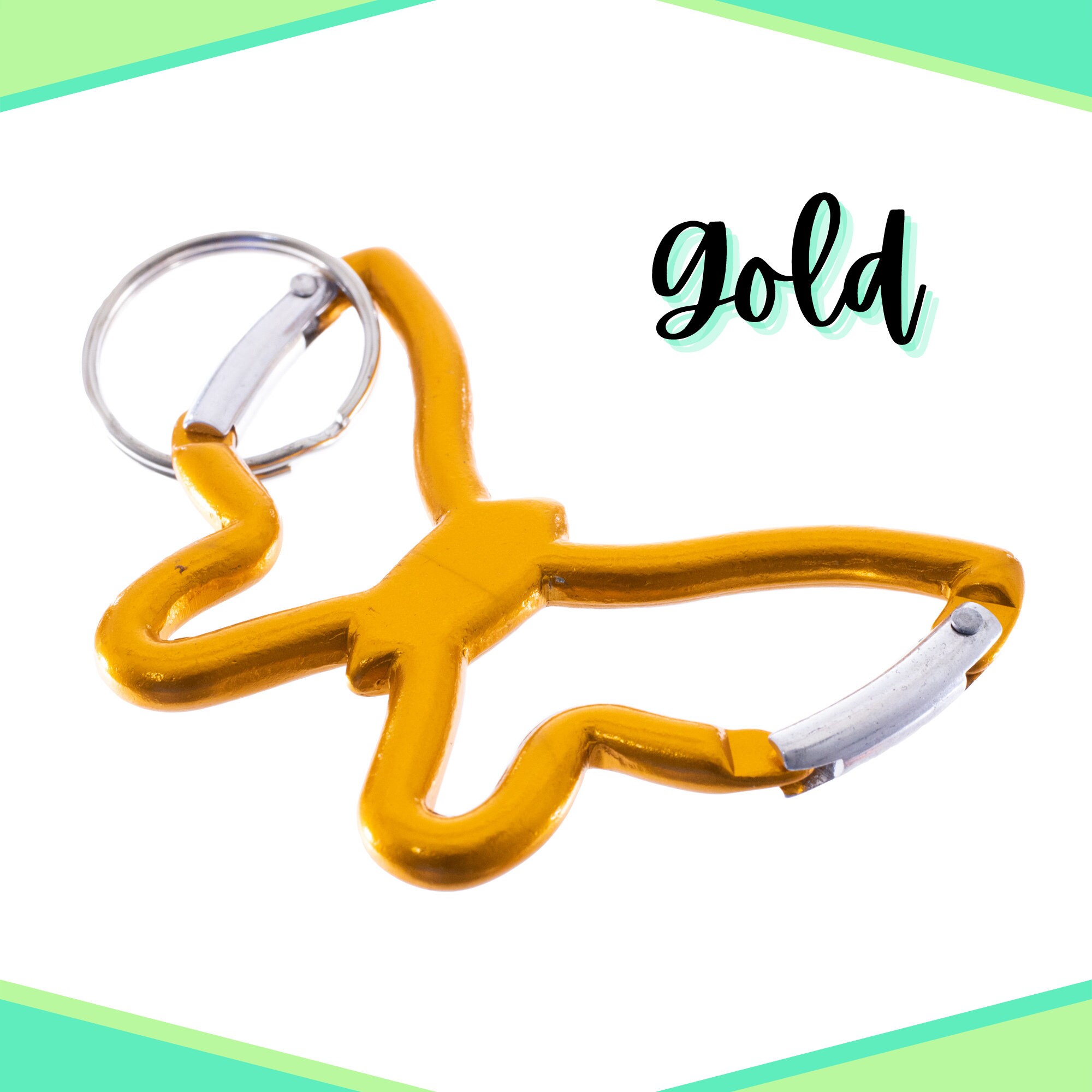 Butterfly Keychain 5 Bright Colors Compact Durable and | Etsy