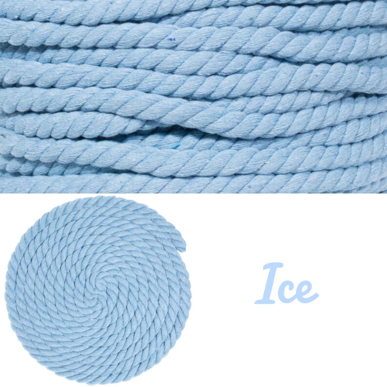 6MM Cotton Rope 1/4 Inch Macrame Cord Super Soft Weaving | Etsy