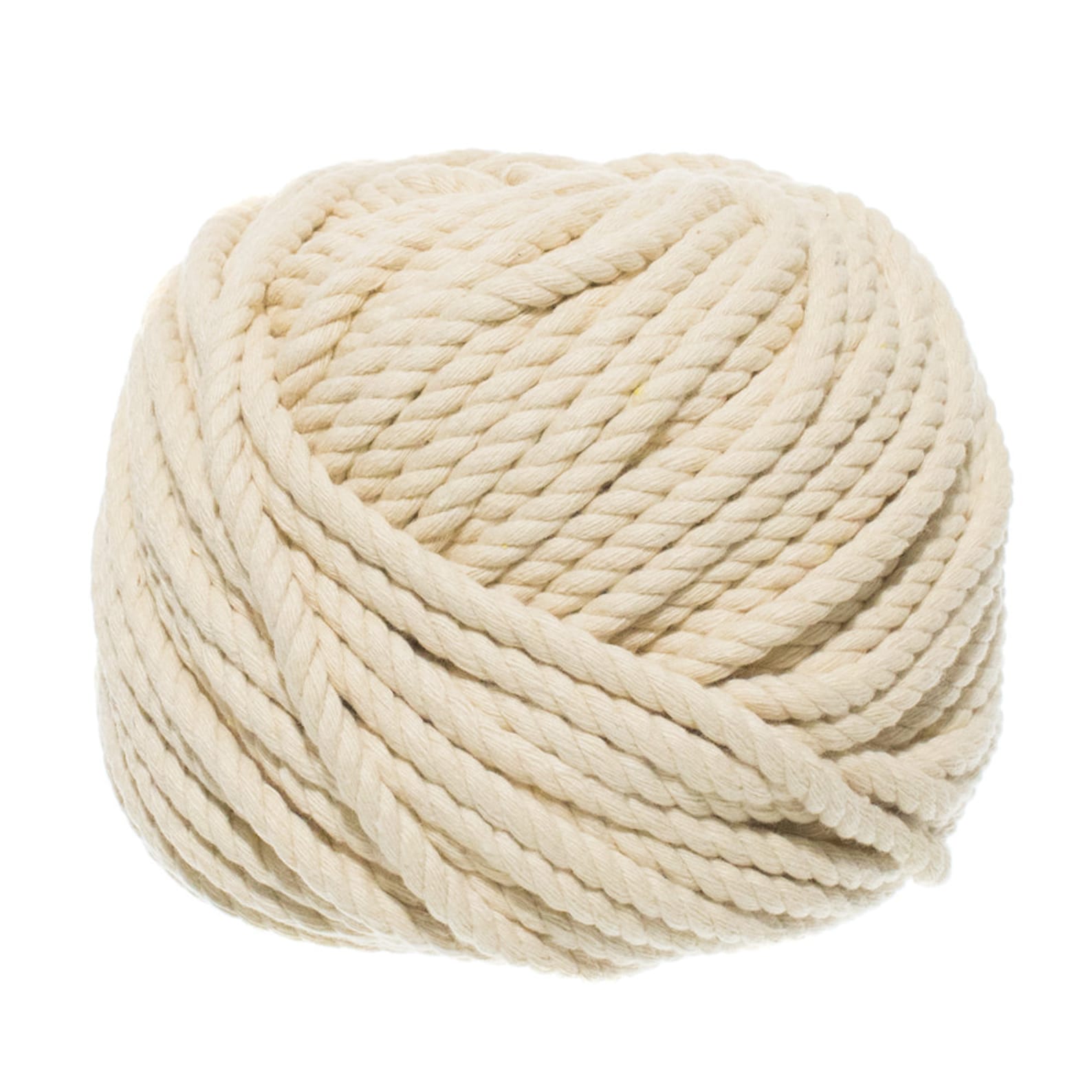 Natural Cotton Macramé Rope – 1mm to 5mm Widths Available – 50m to 400m ...