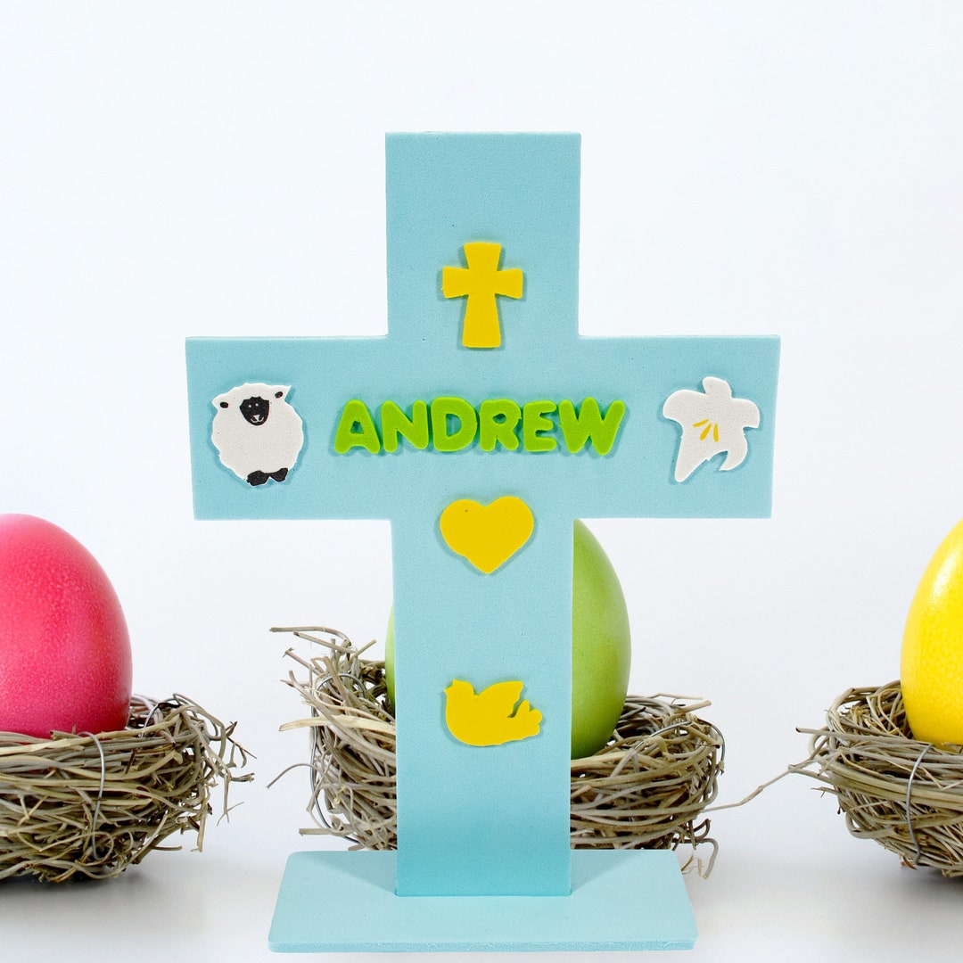 Foam Easter Crosses With Stickers Craft Kit - 48 Quotes and 600 ...