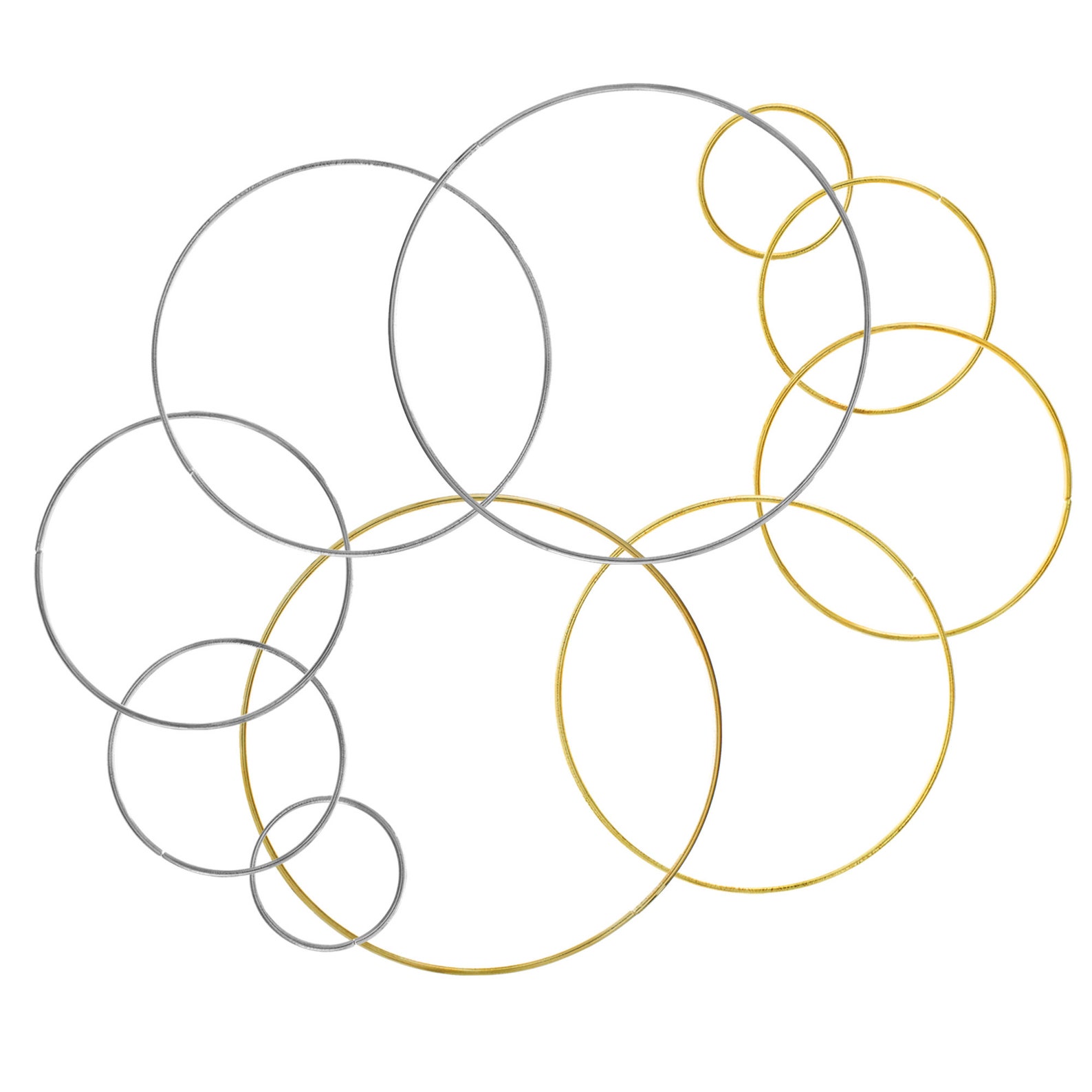 Welded Metal Wire Hoop Rings Crafting Loop Round Bag Hoop - Etsy