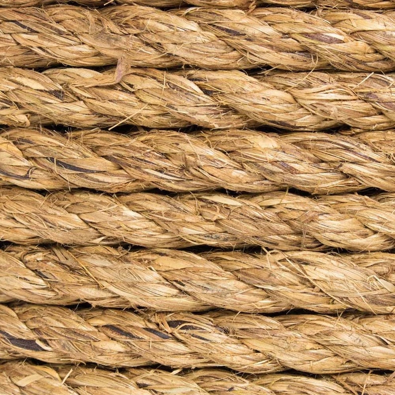 Twisted Manila Hemp Rope Rustic Barn Rope Environmentally | Etsy Canada