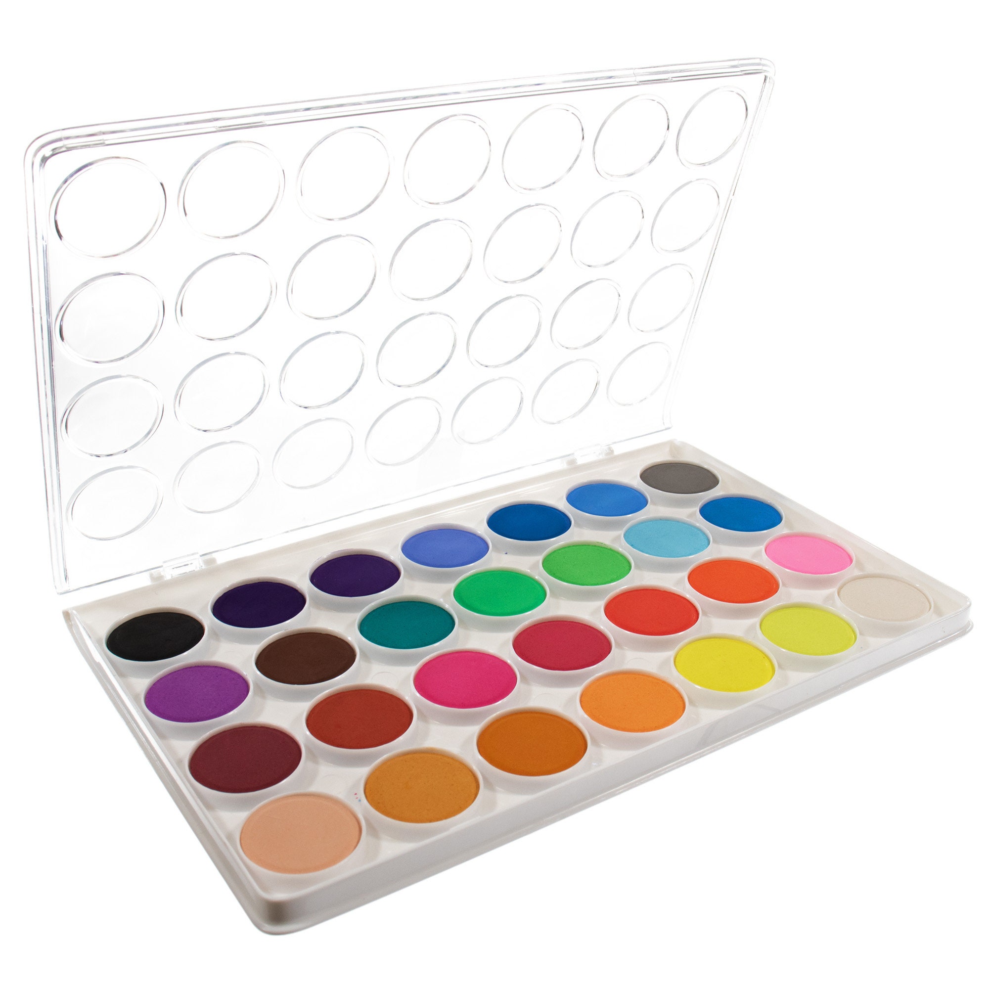 Watercolor Pan Sets 28 Vibrant Colors Beautiful | Etsy