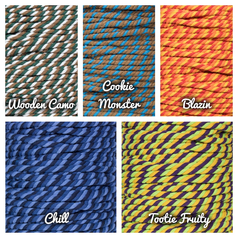Three Strand Twisted Cotton Rope - Macramé Cord - Super Soft Weaving ...