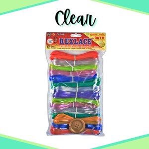 Colorful Rexlace Kits – Neon, Clear, and Primary – Plastic Lacing, 2 ...