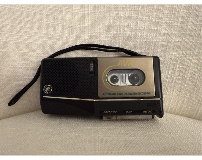Vintage GE AVR Auto Voice Activated Recording Microcassette ...