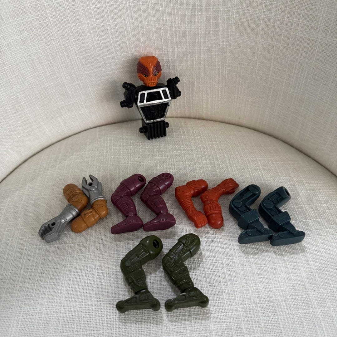 Masters of the Universe MULTI-BOT Loose Parts Pieces MOTU Vintage Toy ...