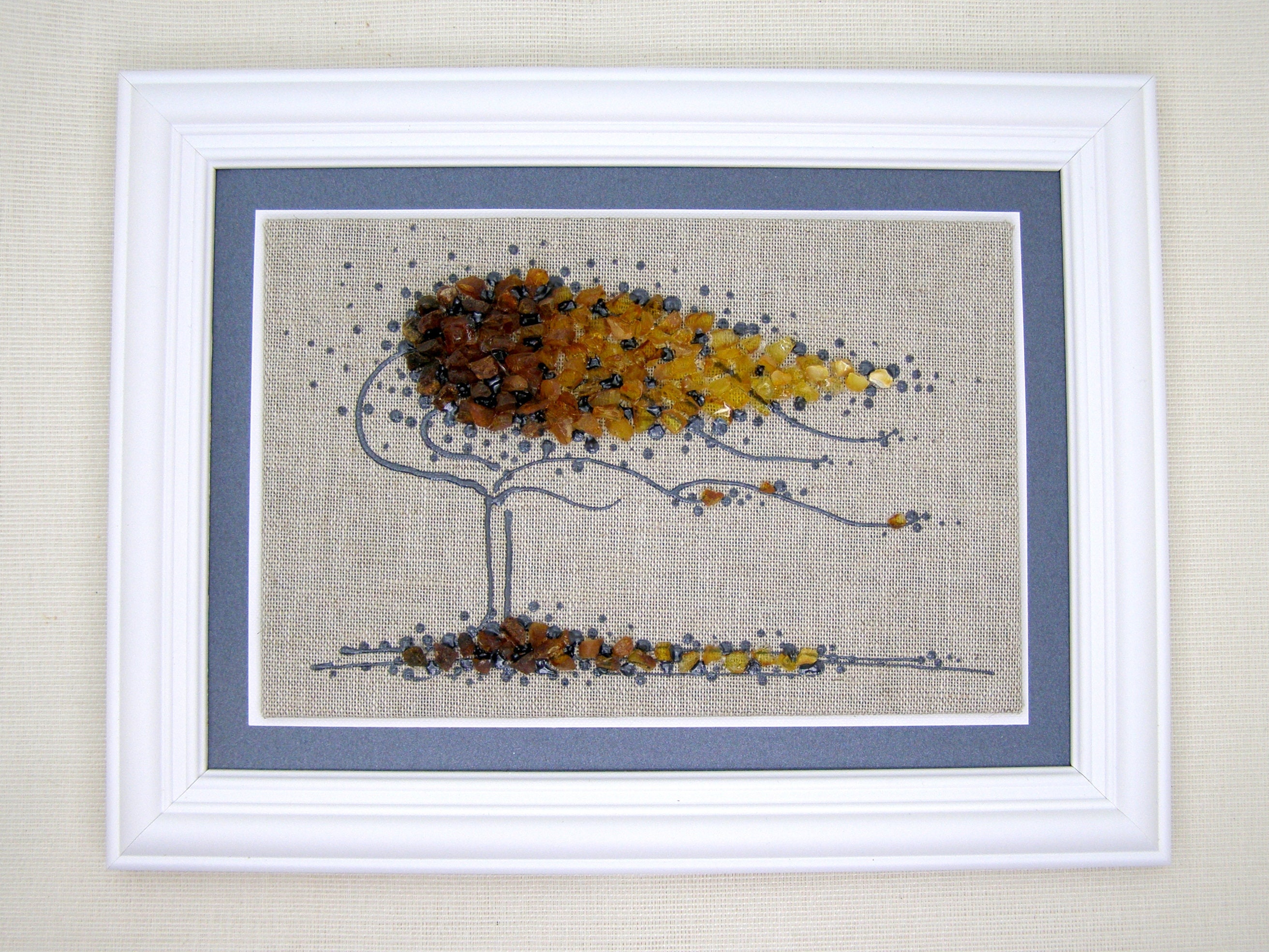 Tree of Life Framed Handmade Artwork Decorated With Pure - Etsy