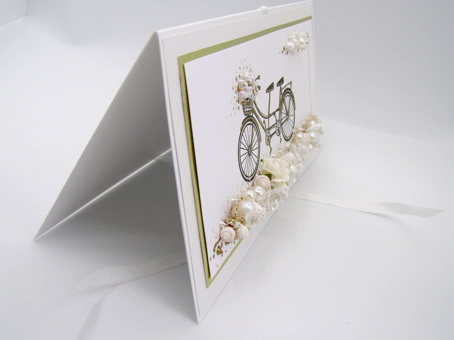 Handmade Greeting Card tandem Bike for Wedding, Anniversary, or Any ...