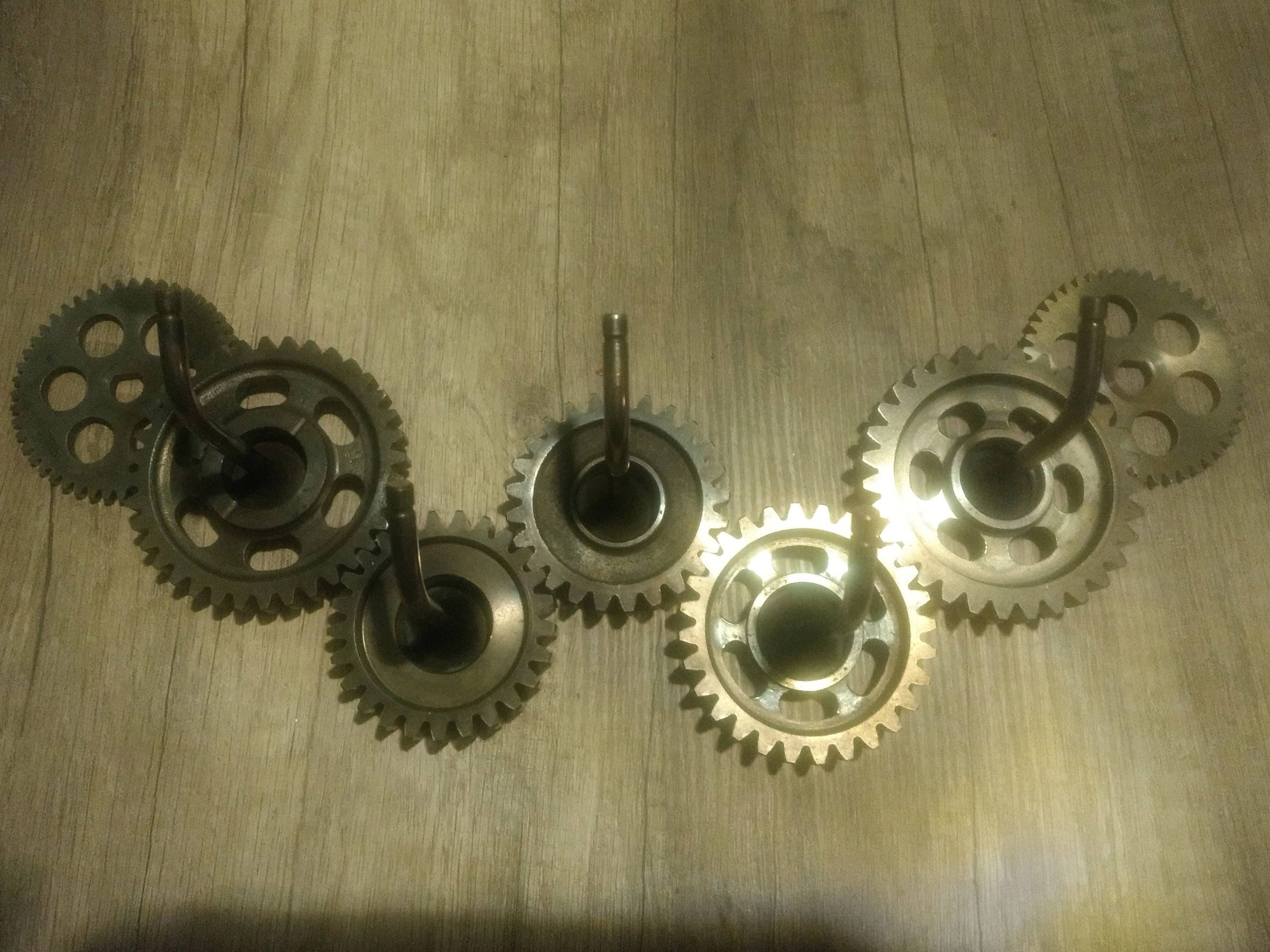 Metal Coat Hanger - Steampunk, Industrial, Rustic, Metal Art, Gear Coat ...