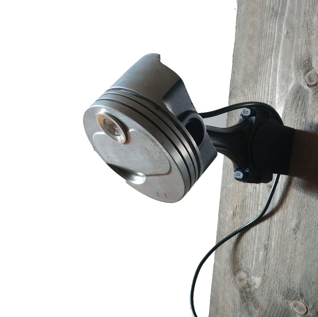 Piston Wall Lamp - Industrial Lamp, Metal Lamp, Steampunk Lamp ...