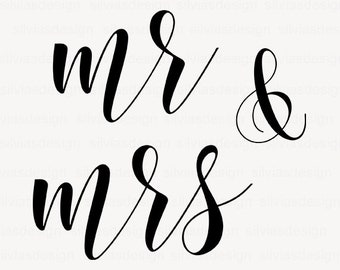 Mr and mrs clipart | Etsy