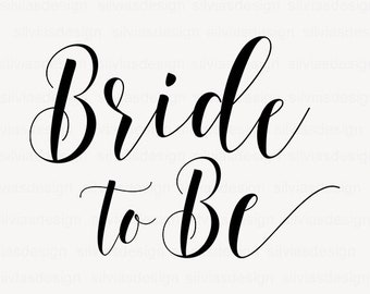 Bride to be svg | Etsy