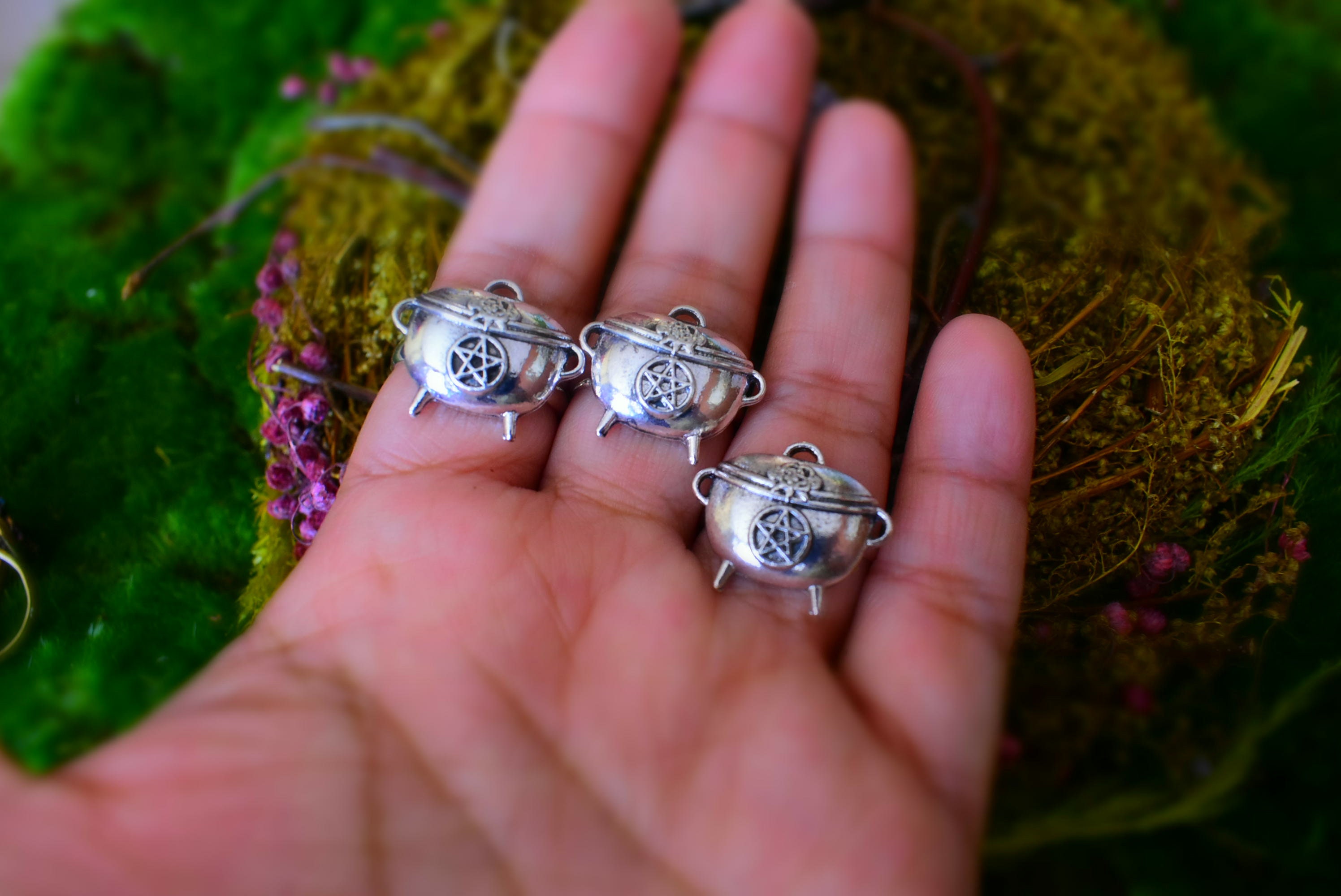 CAULDRON RING CAULDRON Adjustable Ring Silver Ring Witch - Etsy