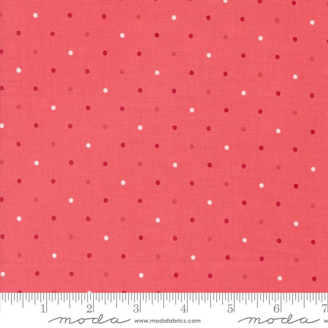 Magic Dot Yardage Blender Dots Raspberry by Lella Boutique, Sold in 1/2 ...