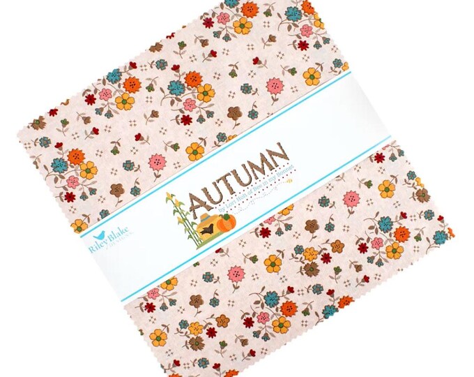 Autumn 10" Stacker by Lori Holt of Bee in My Bonnet, Riley Blake Designs, Precut 10" Squares ...