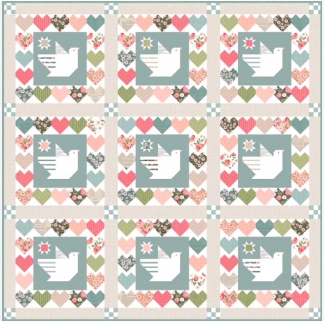 Love Note Quilt Kit, Lella Boutique, Moda Fabrics, Boxed Kit, KIT5150 ...
