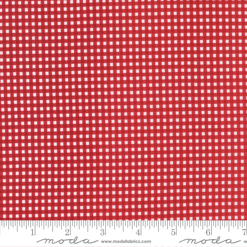 Red Gingham Fabric - Etsy