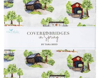 Gone Glamping 10" Stacker by Lori Whitlock, Riley Blake Designs, Precut 10" Squares, Layer Cake ...