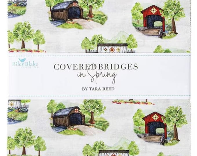 Gone Glamping 10" Stacker by Lori Whitlock, Riley Blake Designs, Precut 10" Squares, Layer Cake ...