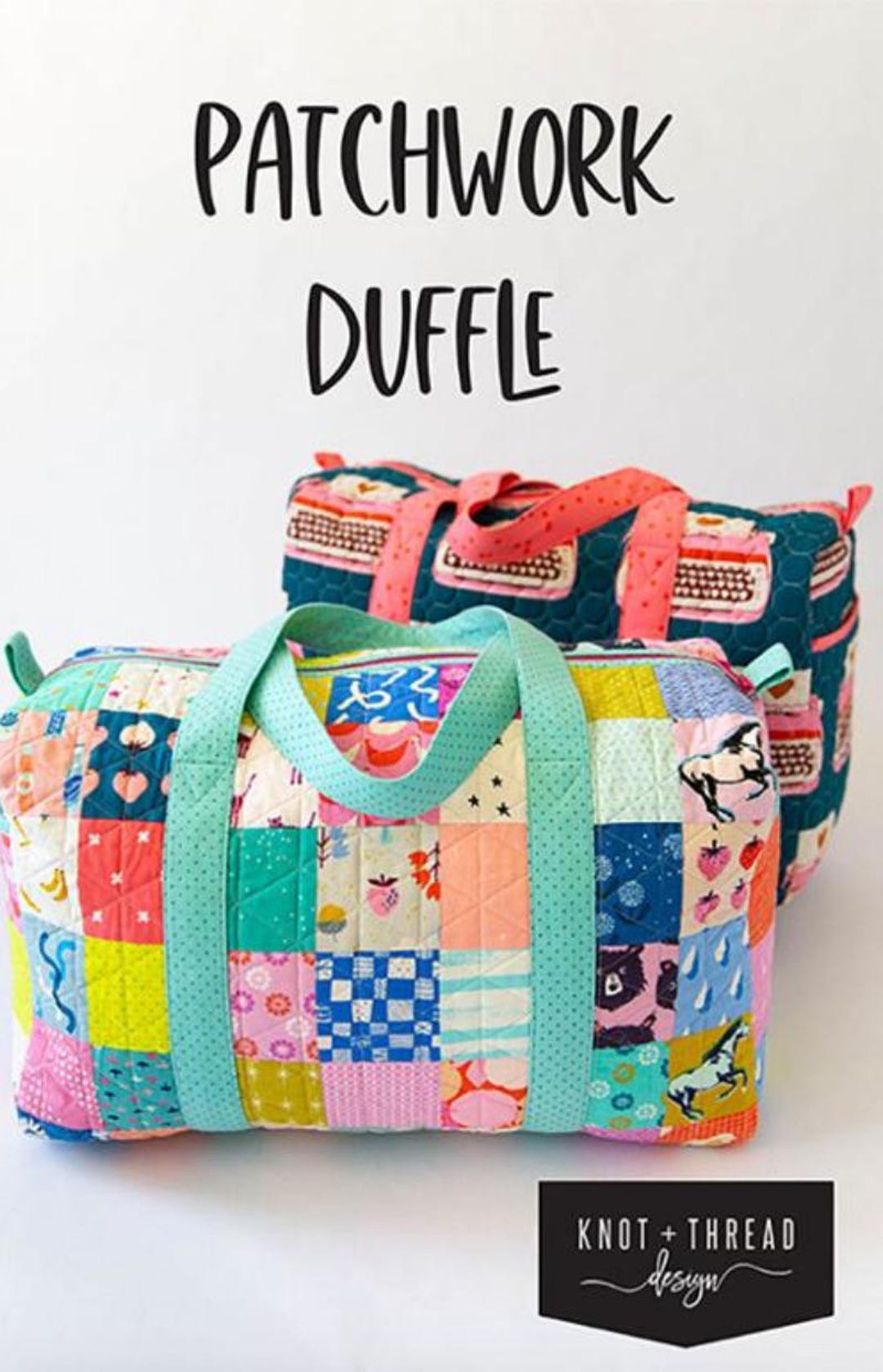 Patchwork Duffle Pattern, Knot & Thread, KAT 112 PAPER PATTERN - Etsy