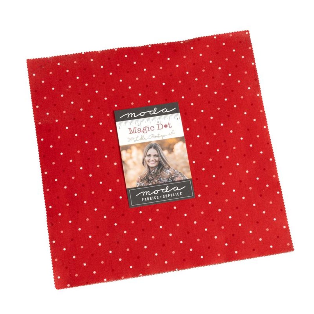 Magic Dot Layer Cake by Lella Boutique, Moda Fabric, Precut 10" Squares - Etsy