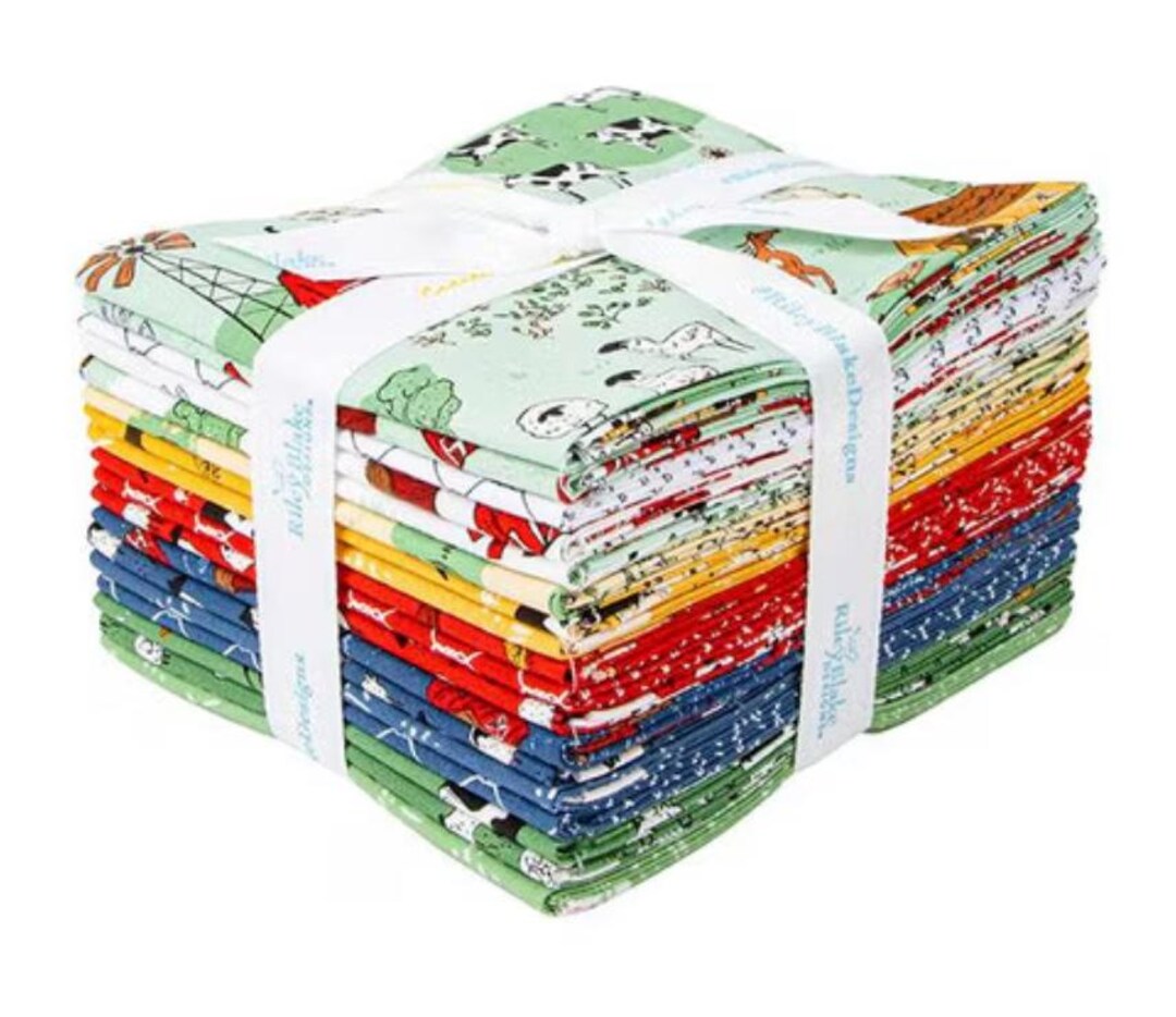 Farm Livin' Fat Quarter Bundle by Diane Labombarbe, Riley Blake Designs ...