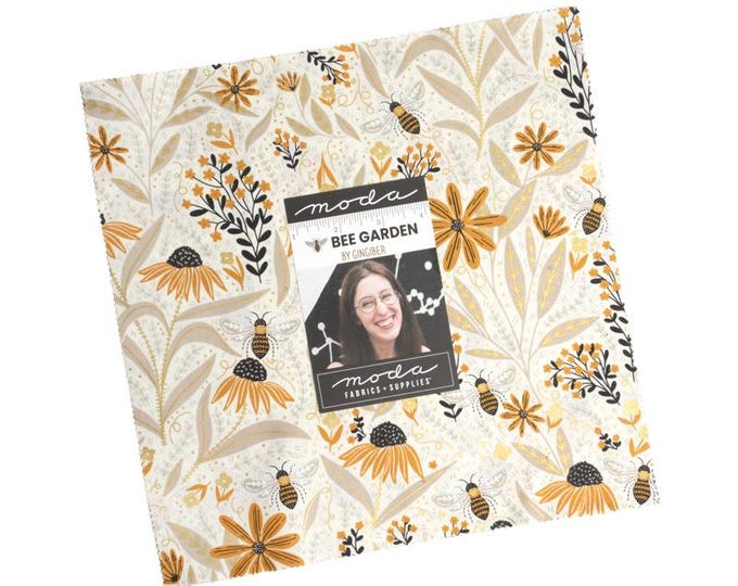 Bee Garden Layer Cake by Gingiber, Moda Fabric, Precut 10" Squares - Etsy