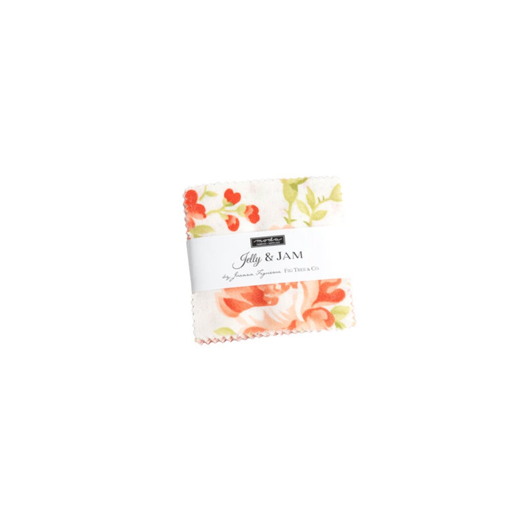 Jelly and Jam Mini Charm Pack by Fig Tree & Co, Moda Fabric, Precut 2.5 ...