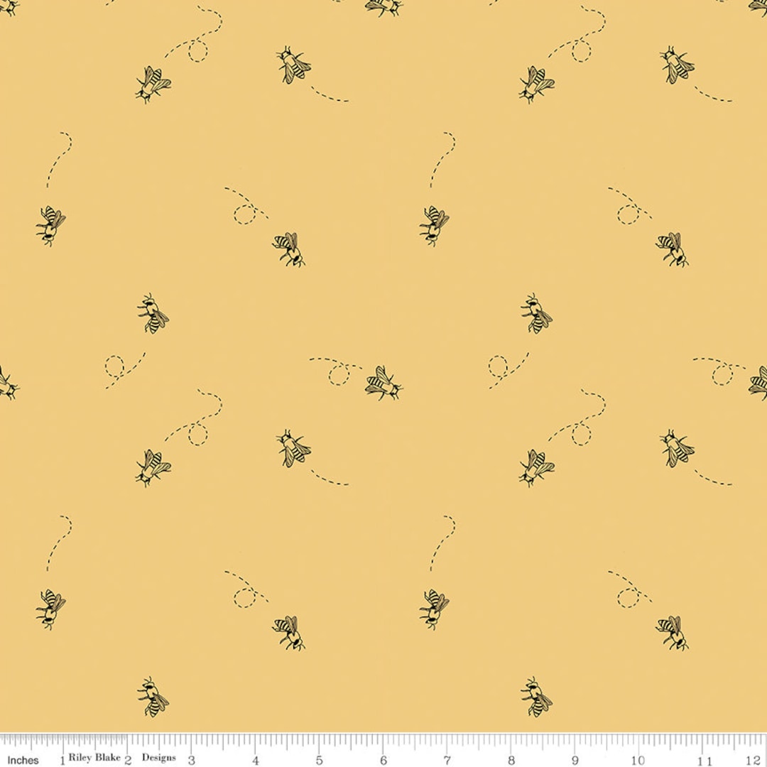 The Beehive State Yardage Bees Honey, Shealeen Louise, Sold in 1/2 Yard ...