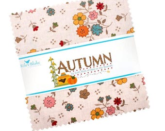 Autumn 10 Stacker by Lori Holt of Bee in My Bonnet, Riley Blake Designs, Precut 10 Squares ...
