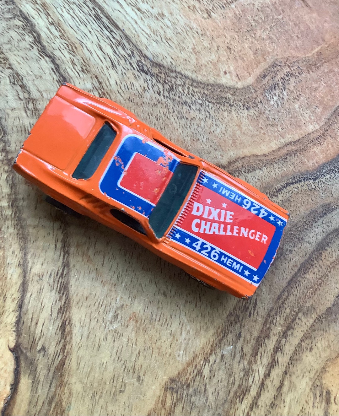 Dixie Challenger, Hot Wheels, Vintage, Collectible, Orange, Used ...