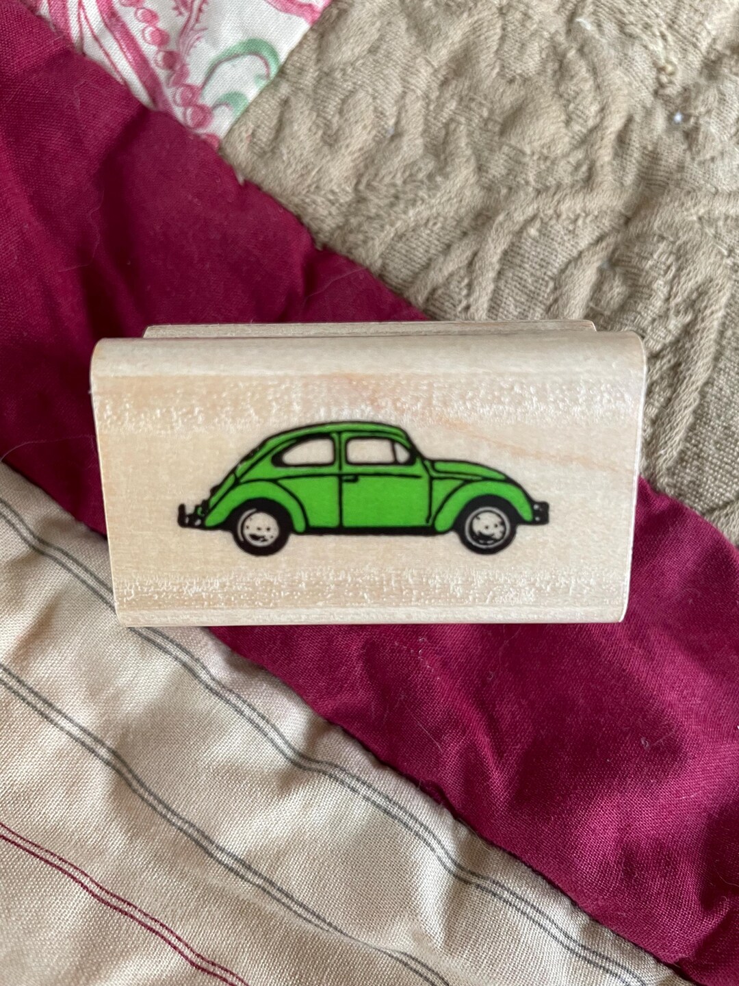 VW Love Bug Car Rubber Stamp Also Jar, Sun, or Candle Stamps - Etsy