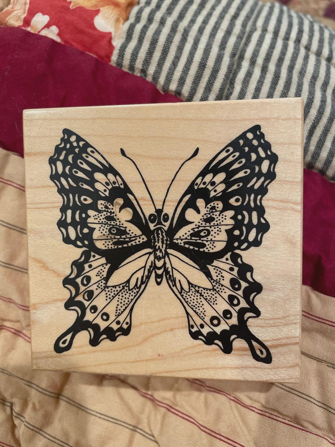 PSX Valentine Butterfly Rubber Stamp - PSX 1992 and Ivy or Basket - Etsy