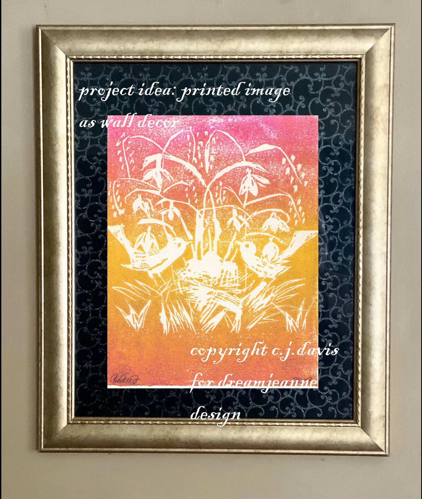 Printable Nest Decor, Cottagecore Birdnest for Home, Spring Birds ...