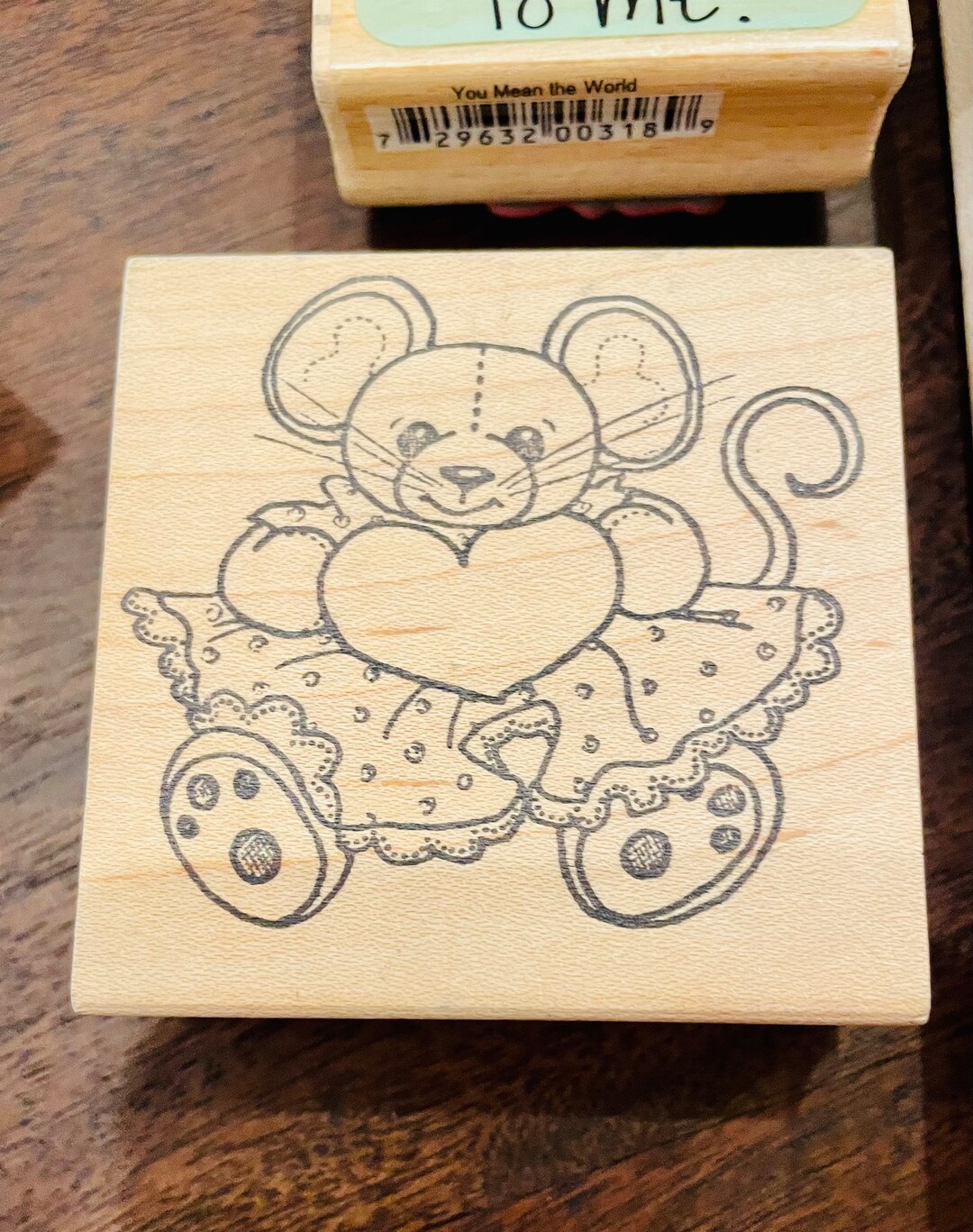 Oh Happy Days Stamps Rosa House Mouse Rubber Stamp or Vintage Cottage ...