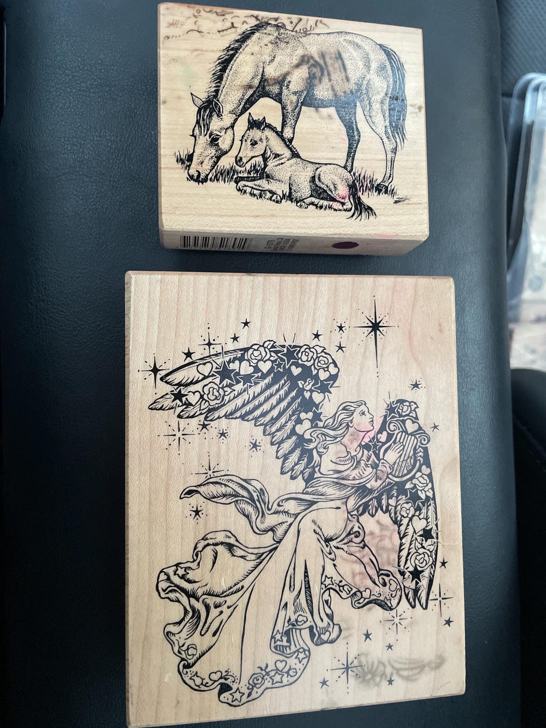PSX Angel & Horse Foal Rubber Stamps: 1994 Angel Stamp, More - Etsy