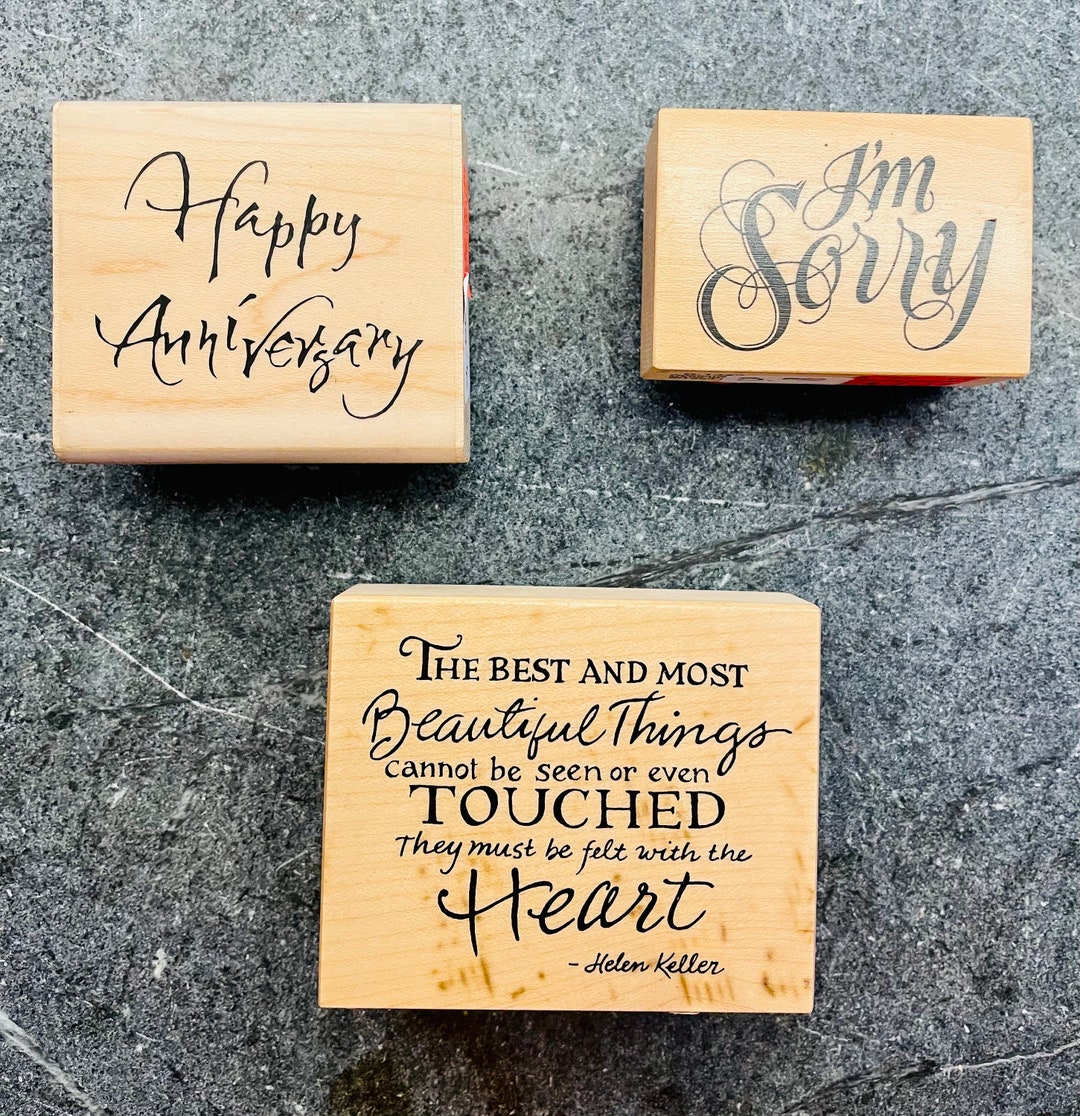 Unique Saying and Phrase Stamps Christmas Gift for Stamper - Etsy