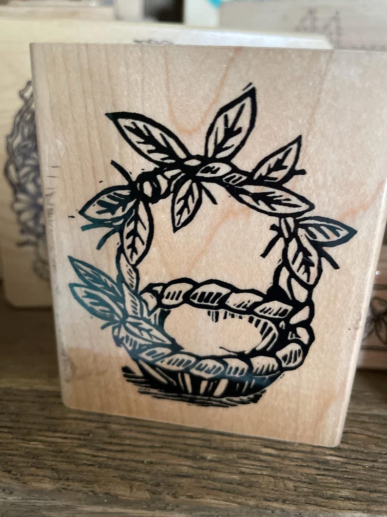 Vintage PSX Cottage Heart Rubber Stamps, Set of 8 by Personal Stamp ...