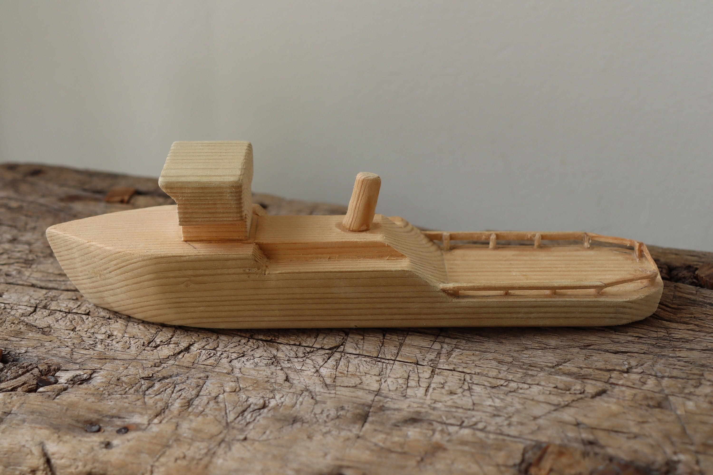 Wooden Toy Boat
