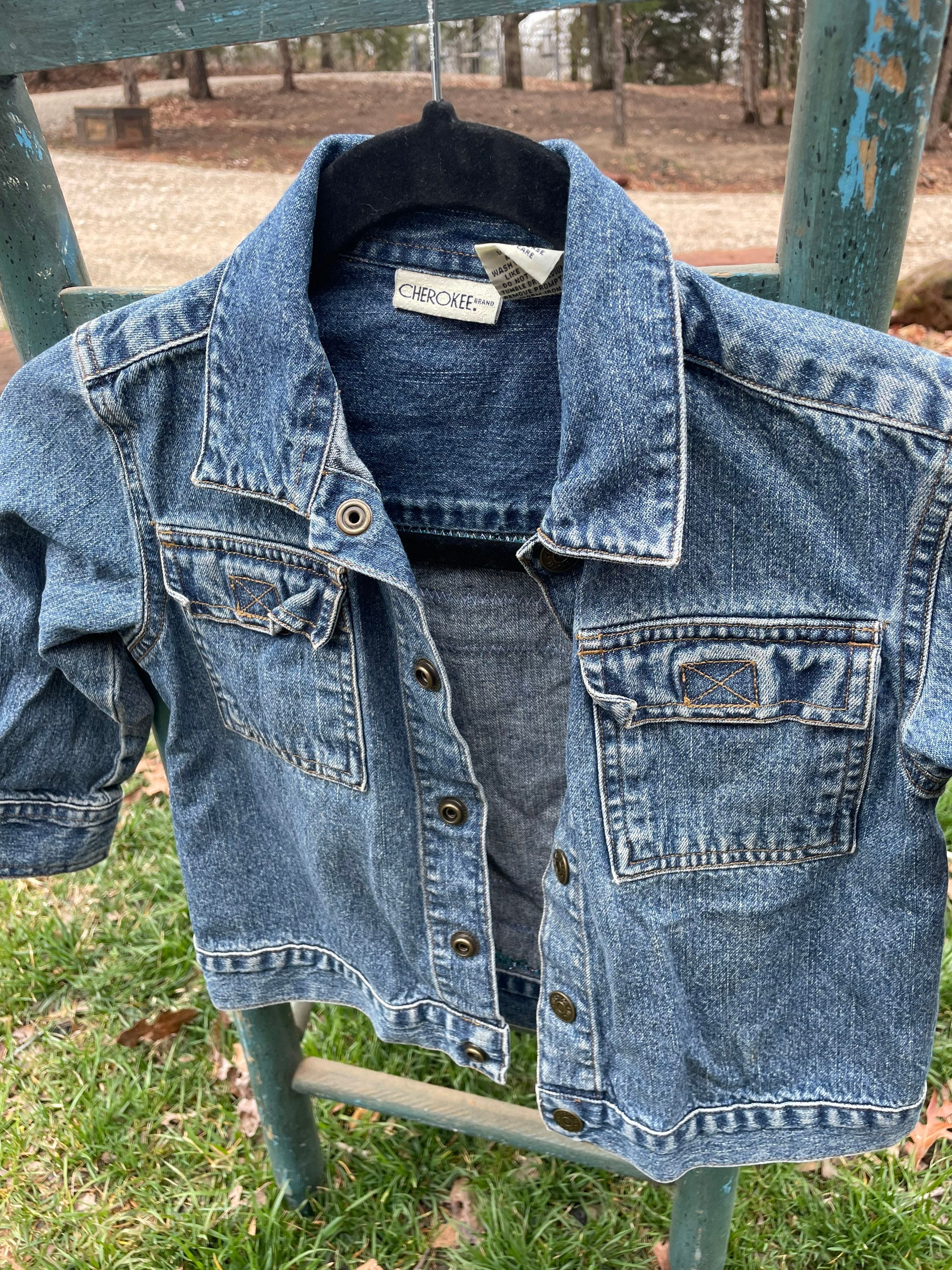 Bluey and Bingo Jean Jacket Upcycled Jean Jacket Kids Jean Jacket - Etsy