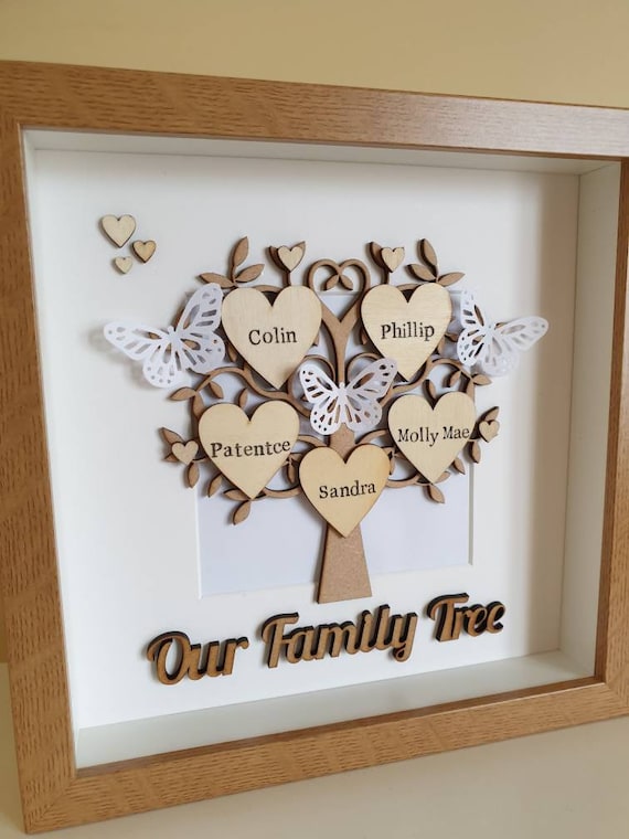 Family Love Box Frame Gift Visual Arts Photography Craft Supplies ...