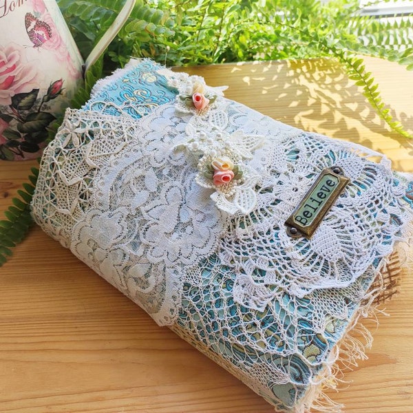 Vintage Lace Journal - Etsy