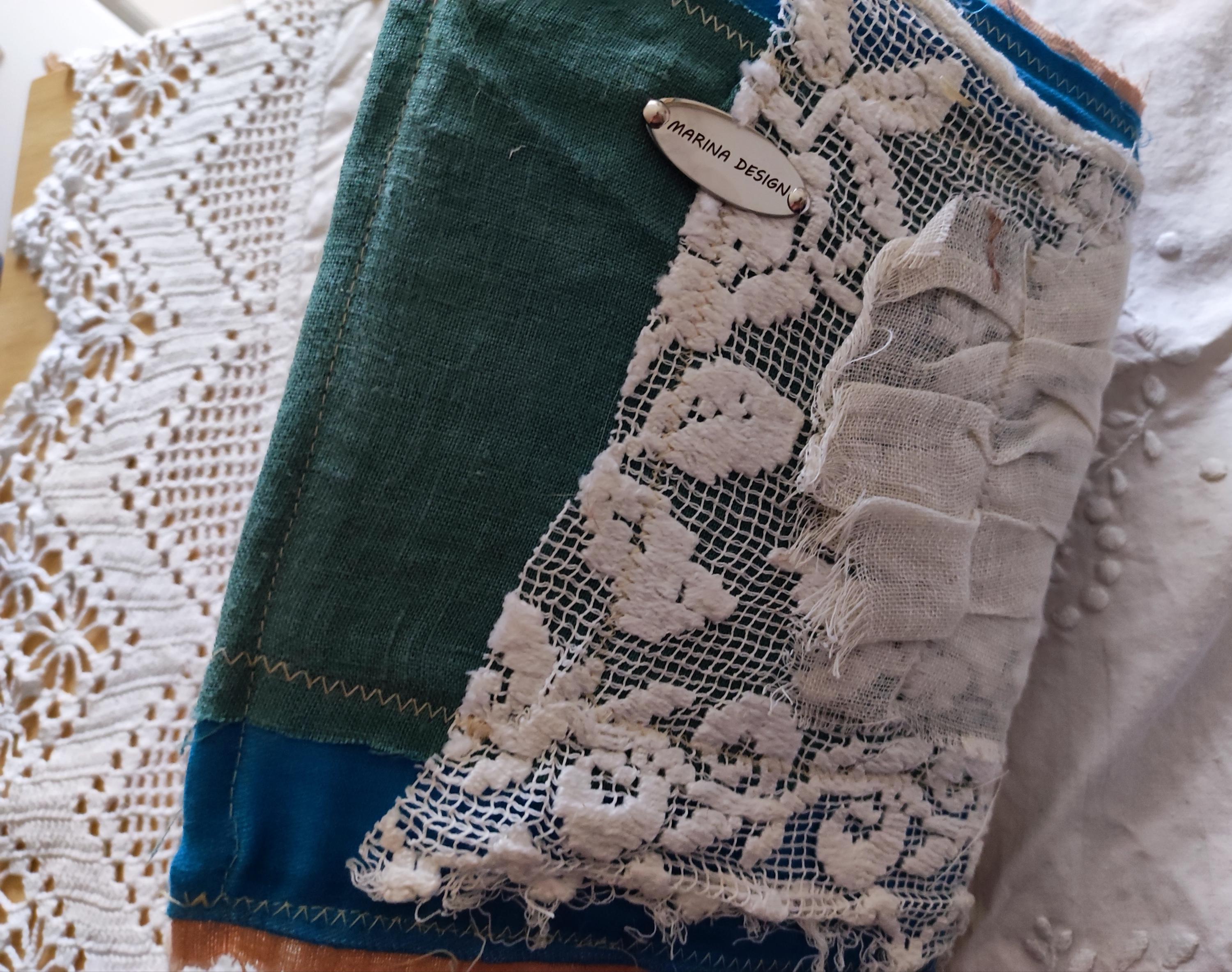 Handmade Linen and Lace Junk Journal: Vintage Style Art Book - Etsy