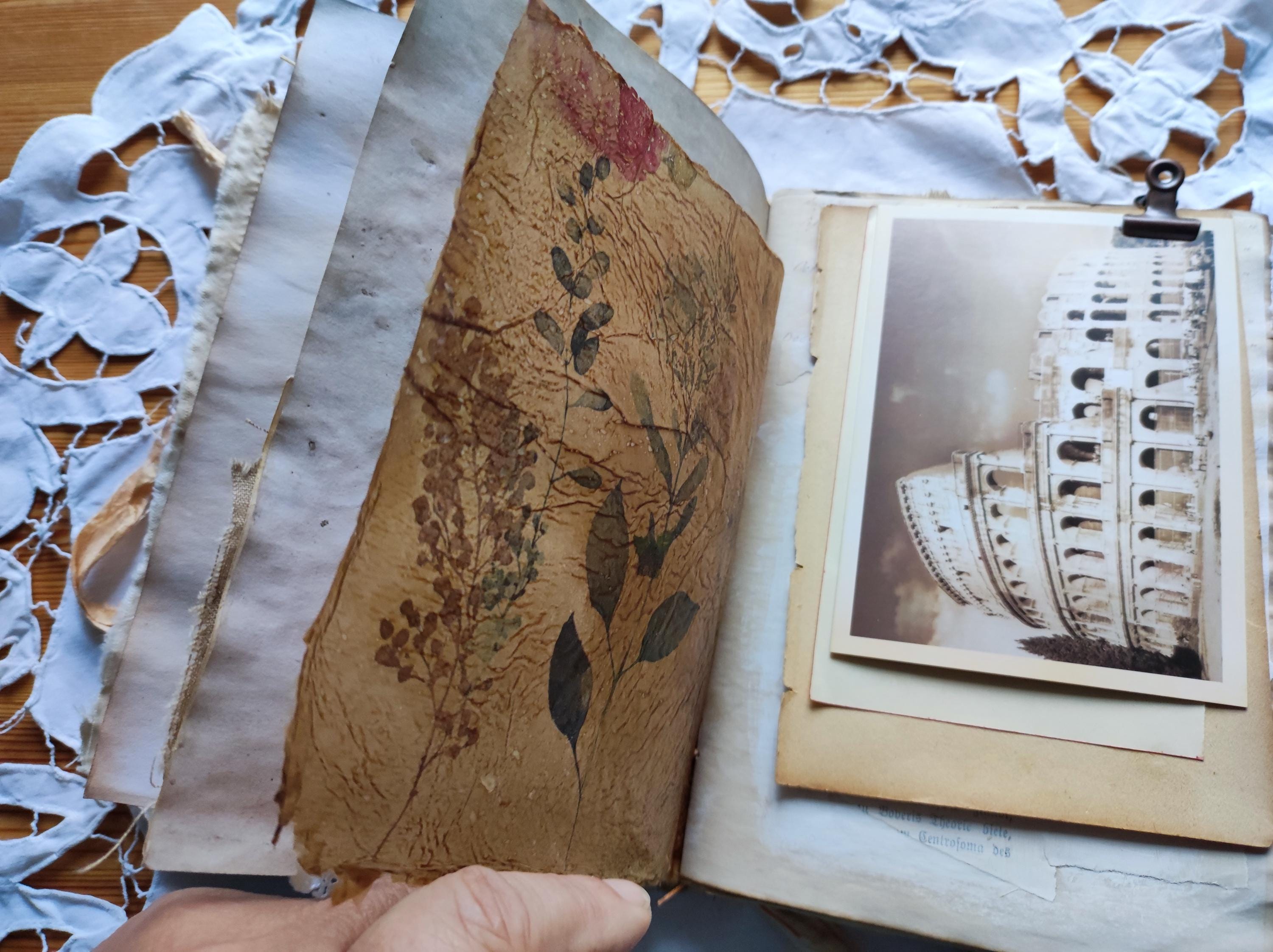 Junk Journal, Vintage Grungy Art Book, Diary - Etsy